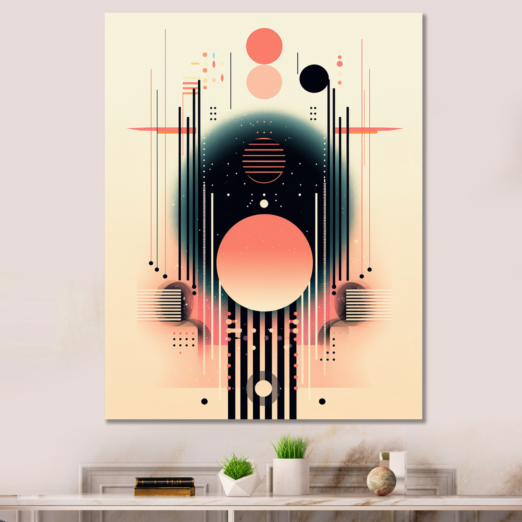 George Oliver Glorious Elegance Art Nouveau Abstract Geometric On ...