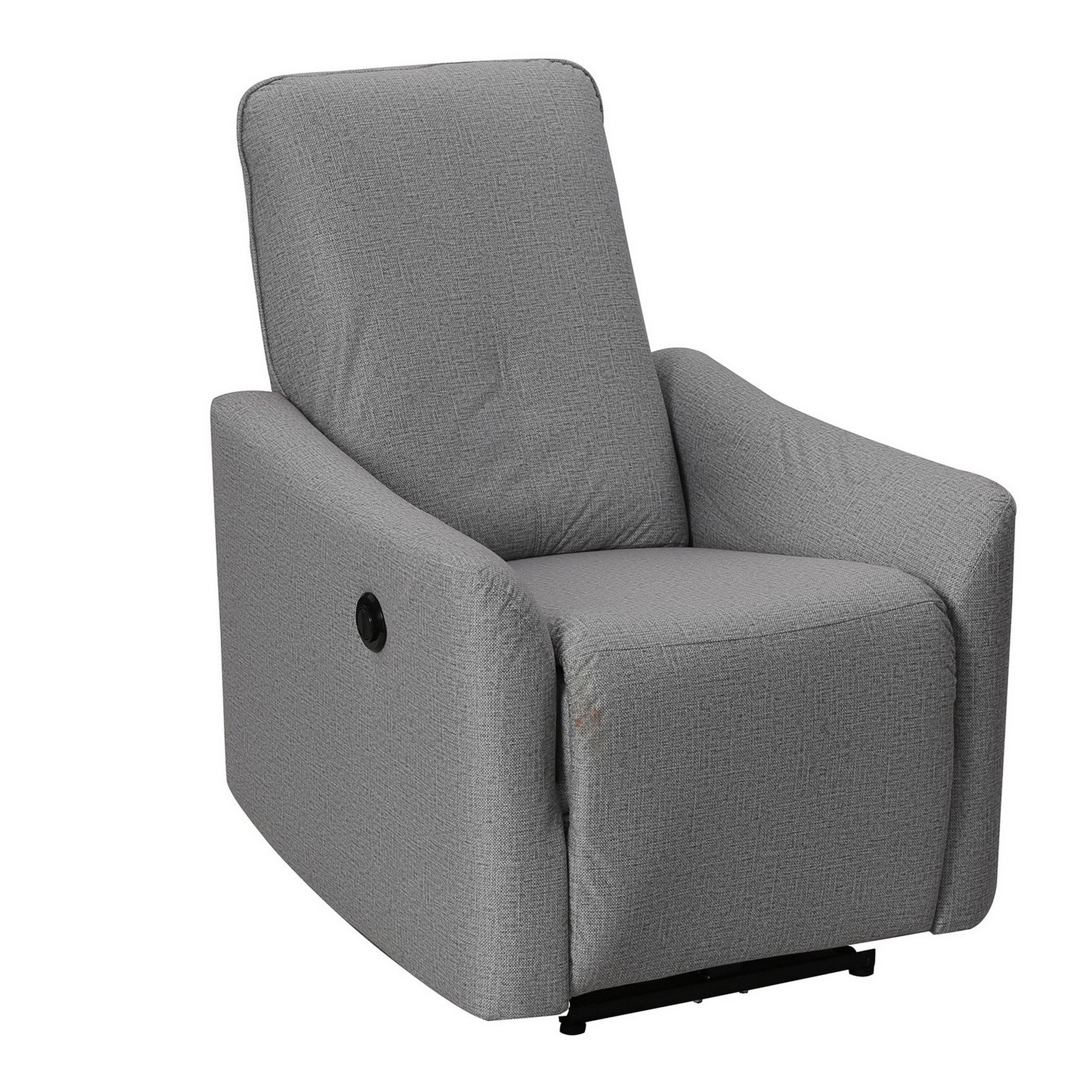 LOONGFIELD 35 Inch Modern Power Recliner Chair, Touch Control Button ...
