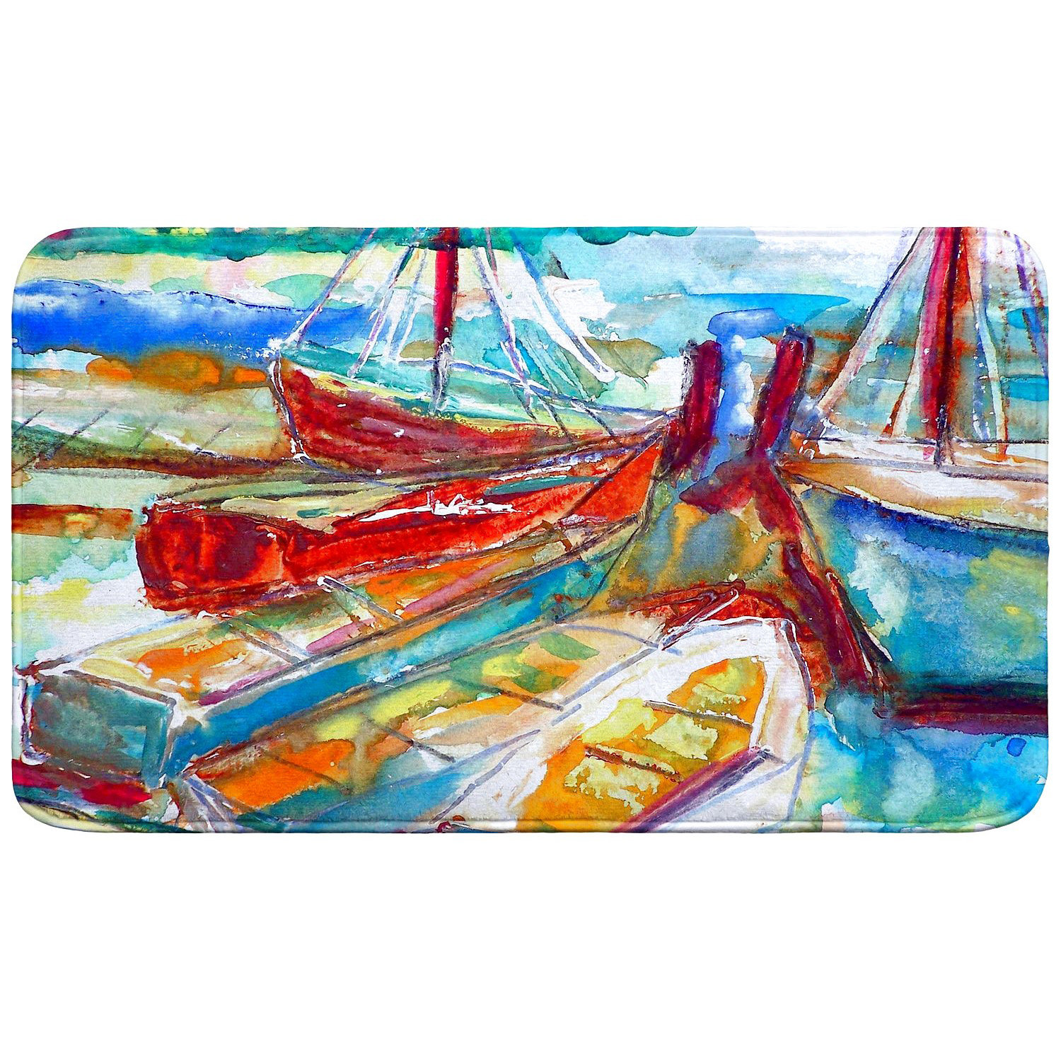 Dovecove Betsy's Marina Bath Mat | Wayfair