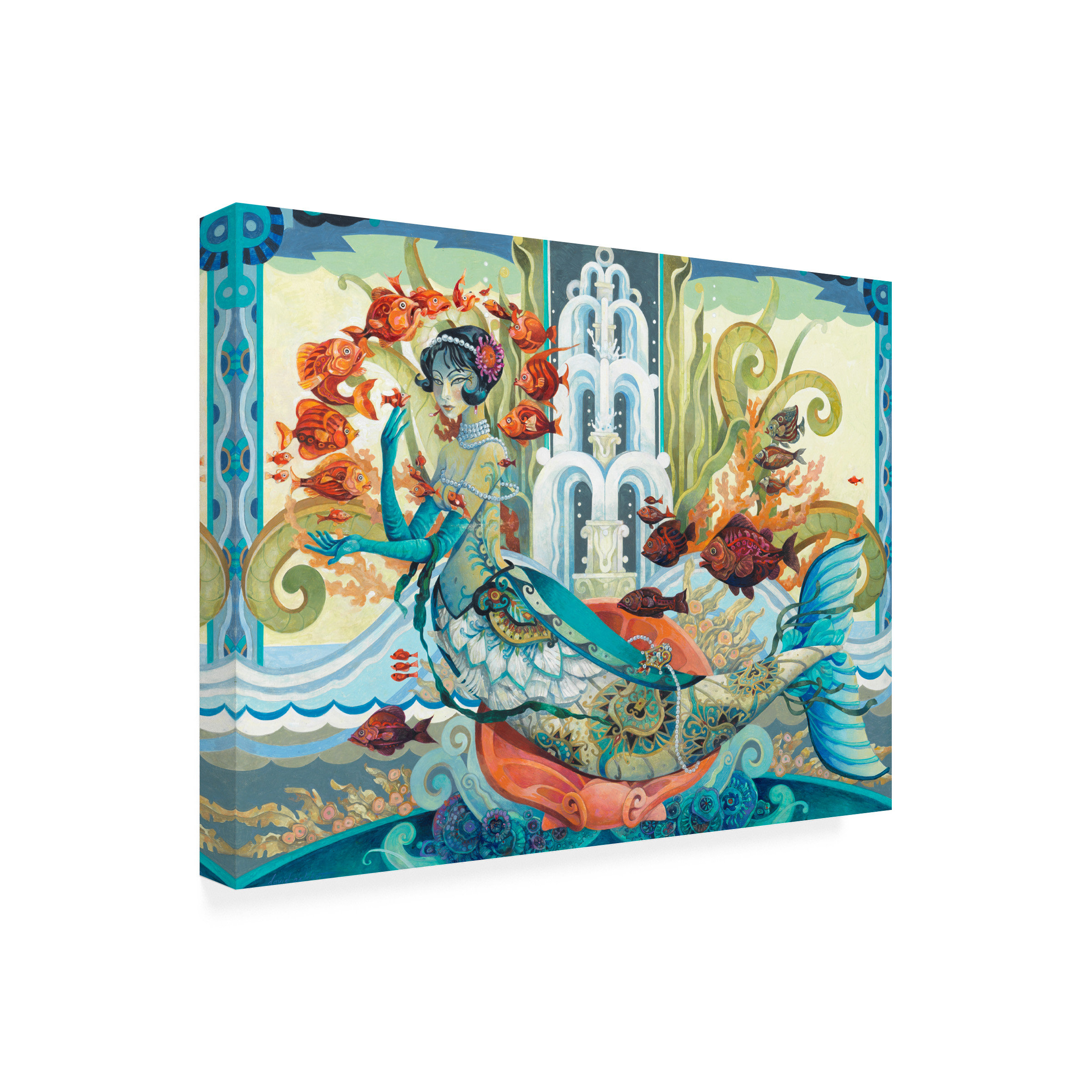 Highland Dunes David Galchutt Aquatic Flapper Canvas Art - Wayfair Canada