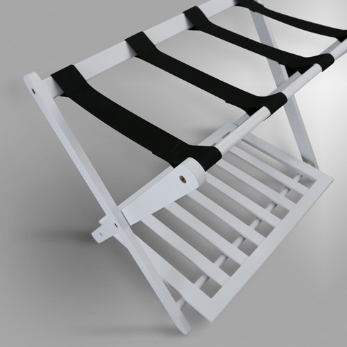 Casual Home Folding Wood Luggage Rack & Reviews | Wayfair
