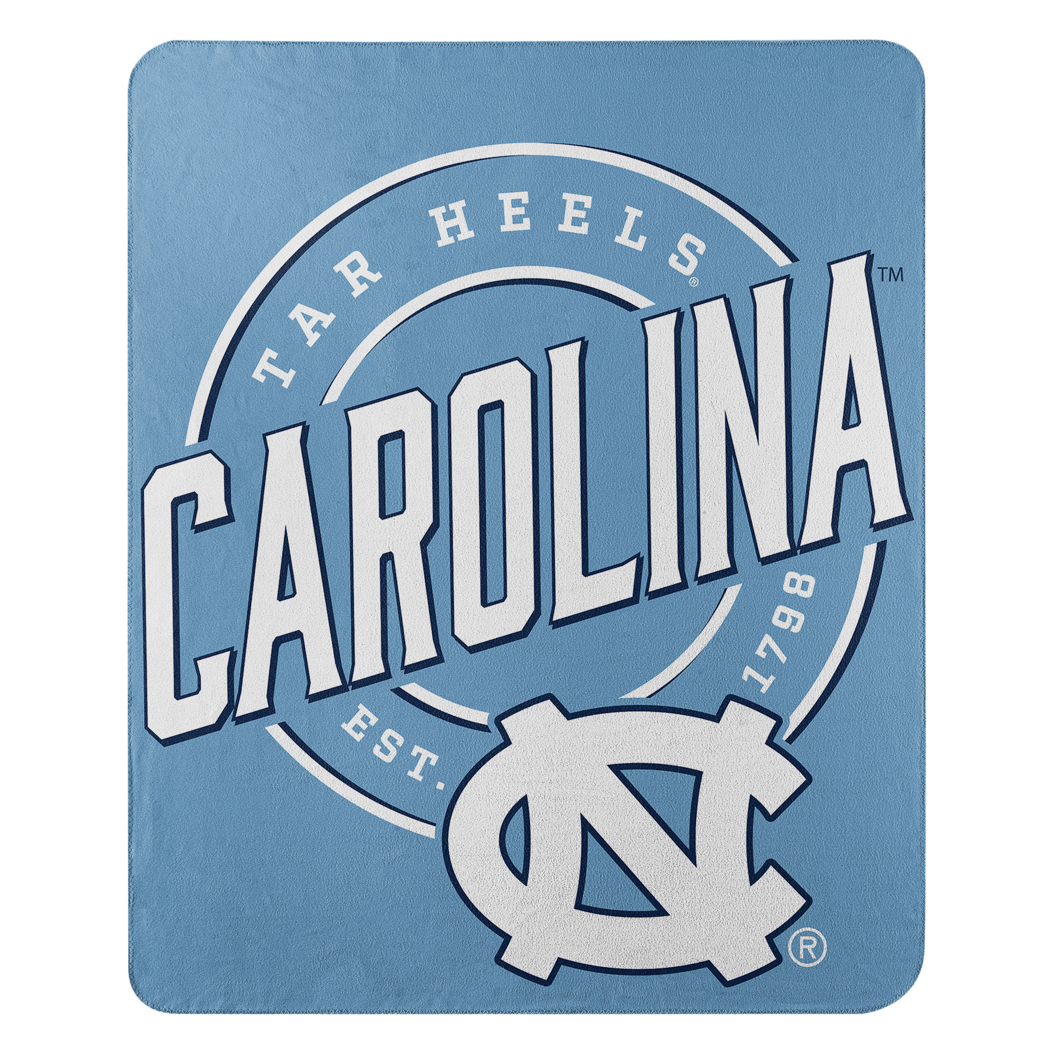 Northwest NCAA UNC Fleece Throw Blanket, College Sports Fan Decor ...