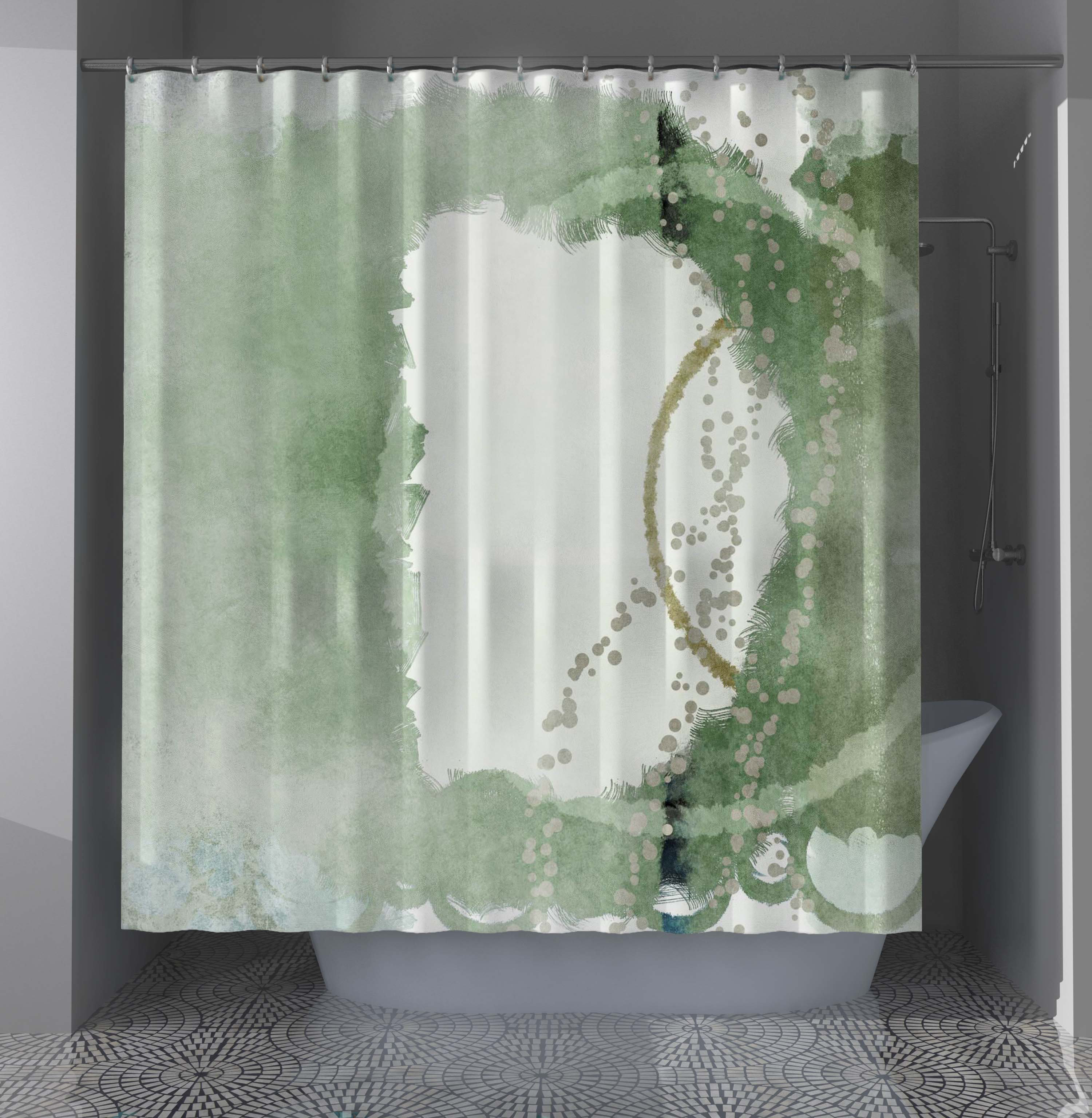 LeRoi Products Guaranteed Invincible Designer Shower Curtain | Wayfair