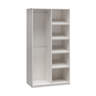 Latitude Run® Suite Style Modular Extra Wide White Wooden Wardrobe with ...