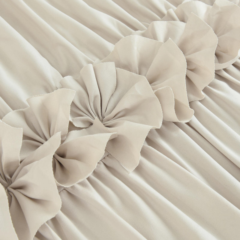 Homechoice International Group 7 Piece Ruched Pleat Comforter Set ...