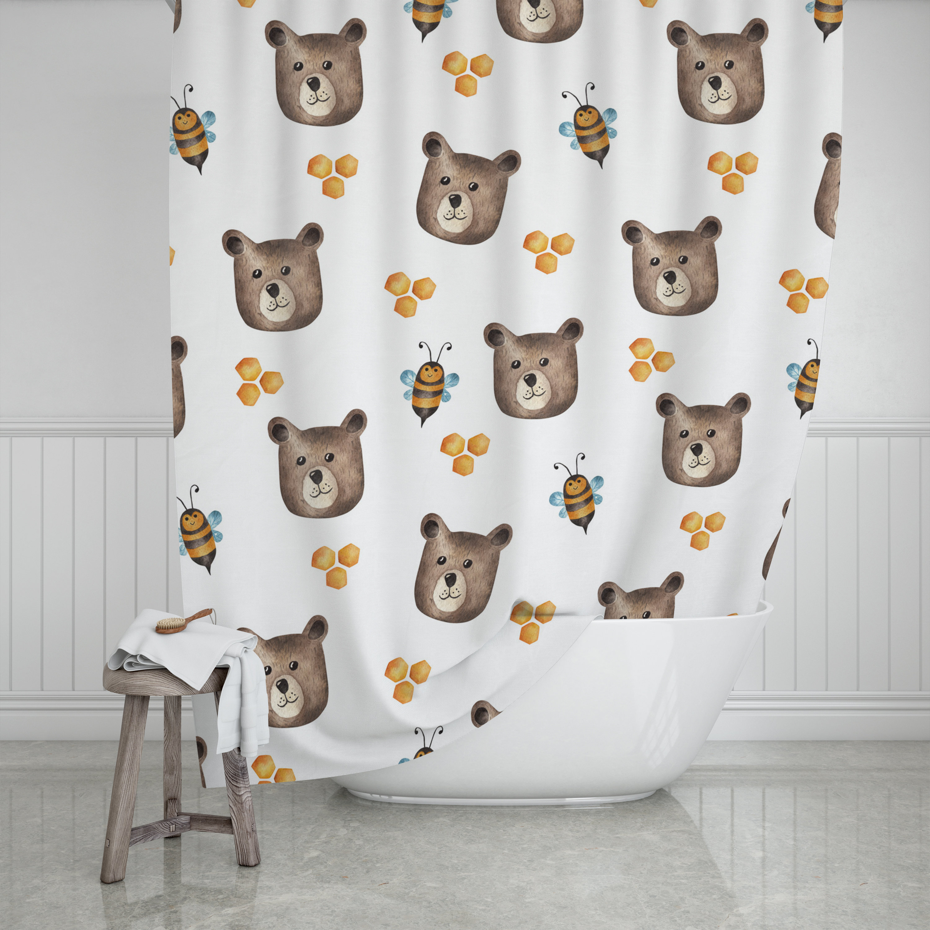 East Urban Home Peri Shower Curtain | Wayfair