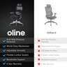 Oline ErgoPro Ergonomic Office Chair, Rolling Desk Mesh Computer Gaming ...