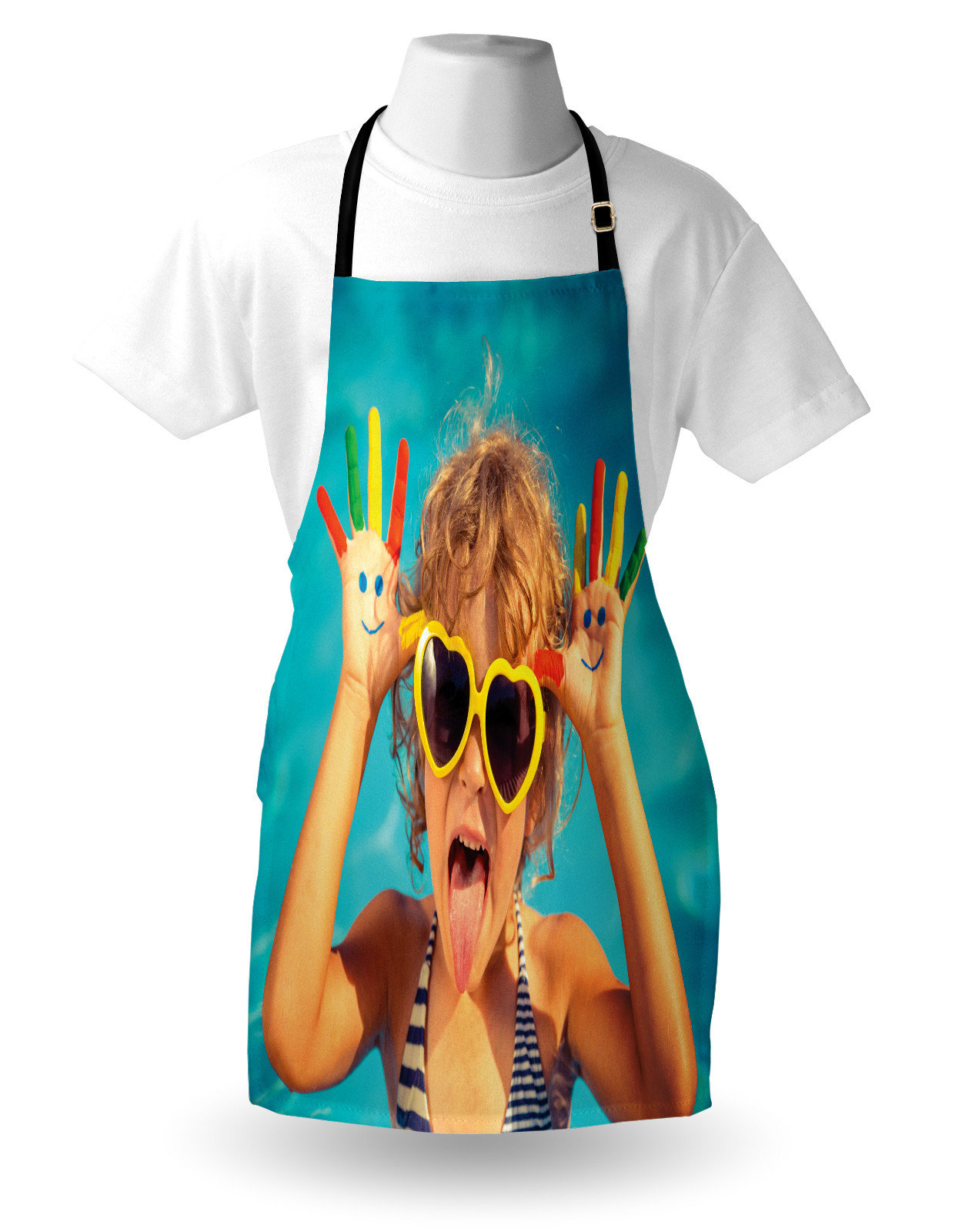 Corrigan Studio® Cartoon Apron Unisex Funny Boy Photo Swimming Adult ...