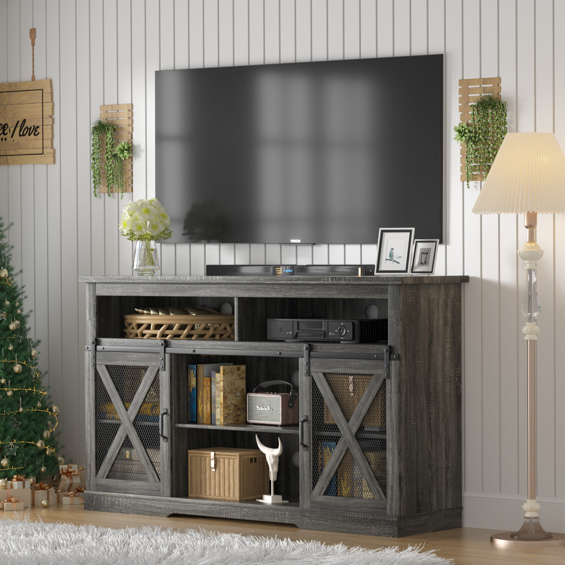 Rosalind Wheeler Adonte TV Stand for TVs up to 65" & Reviews - Wayfair ...