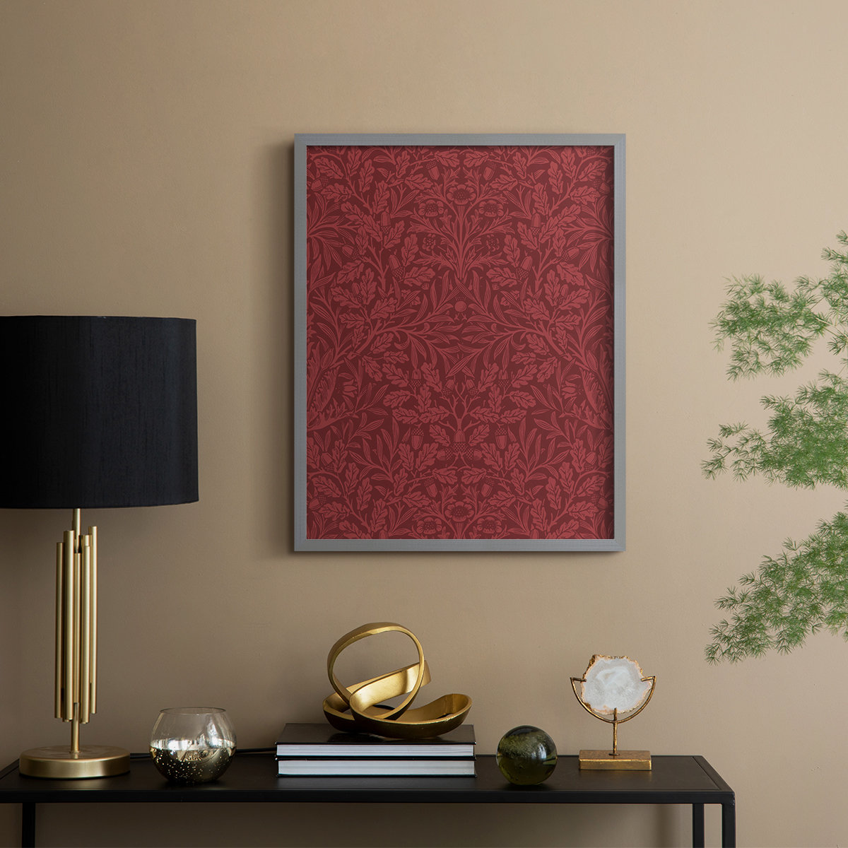 Astoria Grand Vintage Abstract Print LX Framed Print - Solid Wood | Wayfair