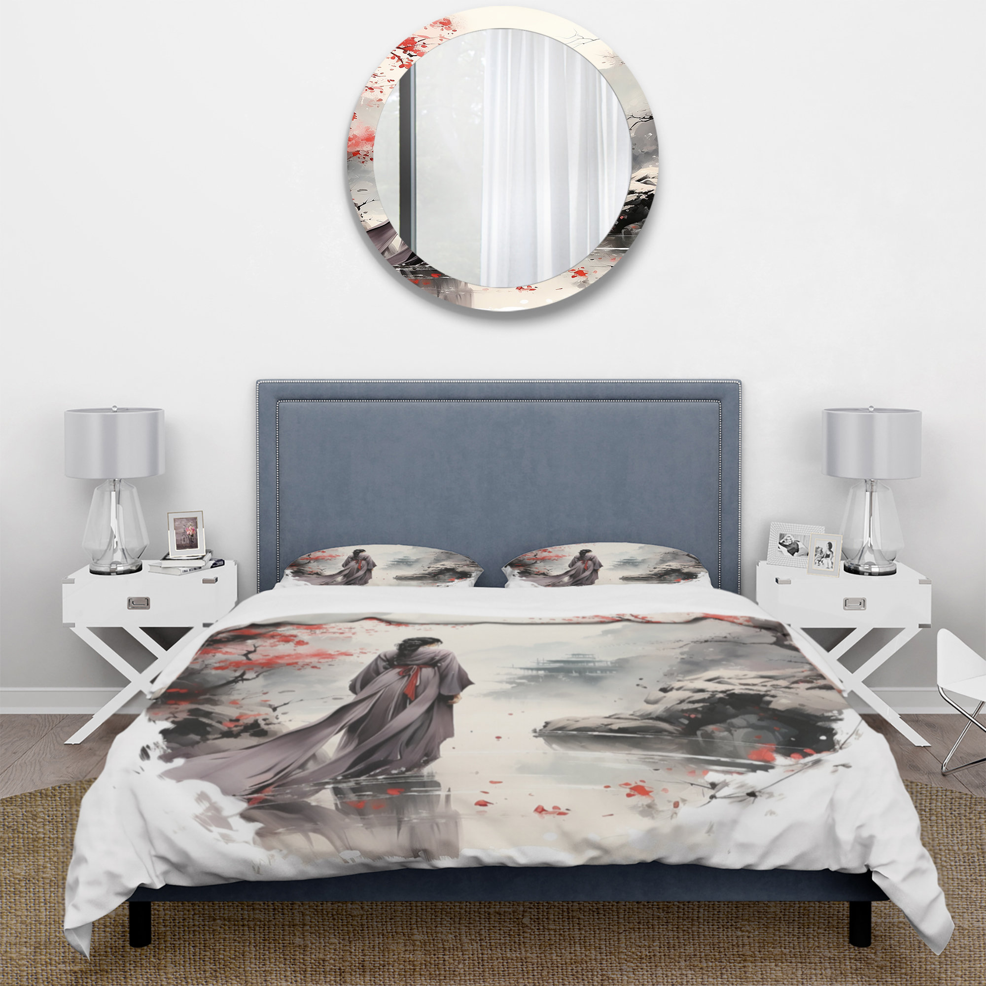 Design Art Japan Land Of The Samurai VI BeddingMicrofiber / Polyester ...