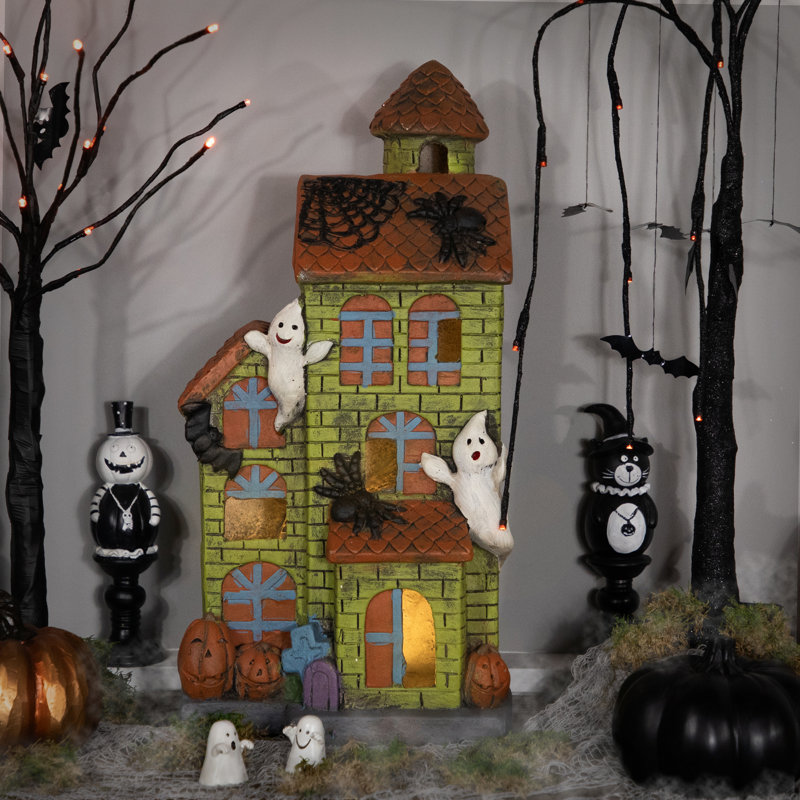 Northlight Seasonal LED Lighted Ghostly Haunted House Halloween ...