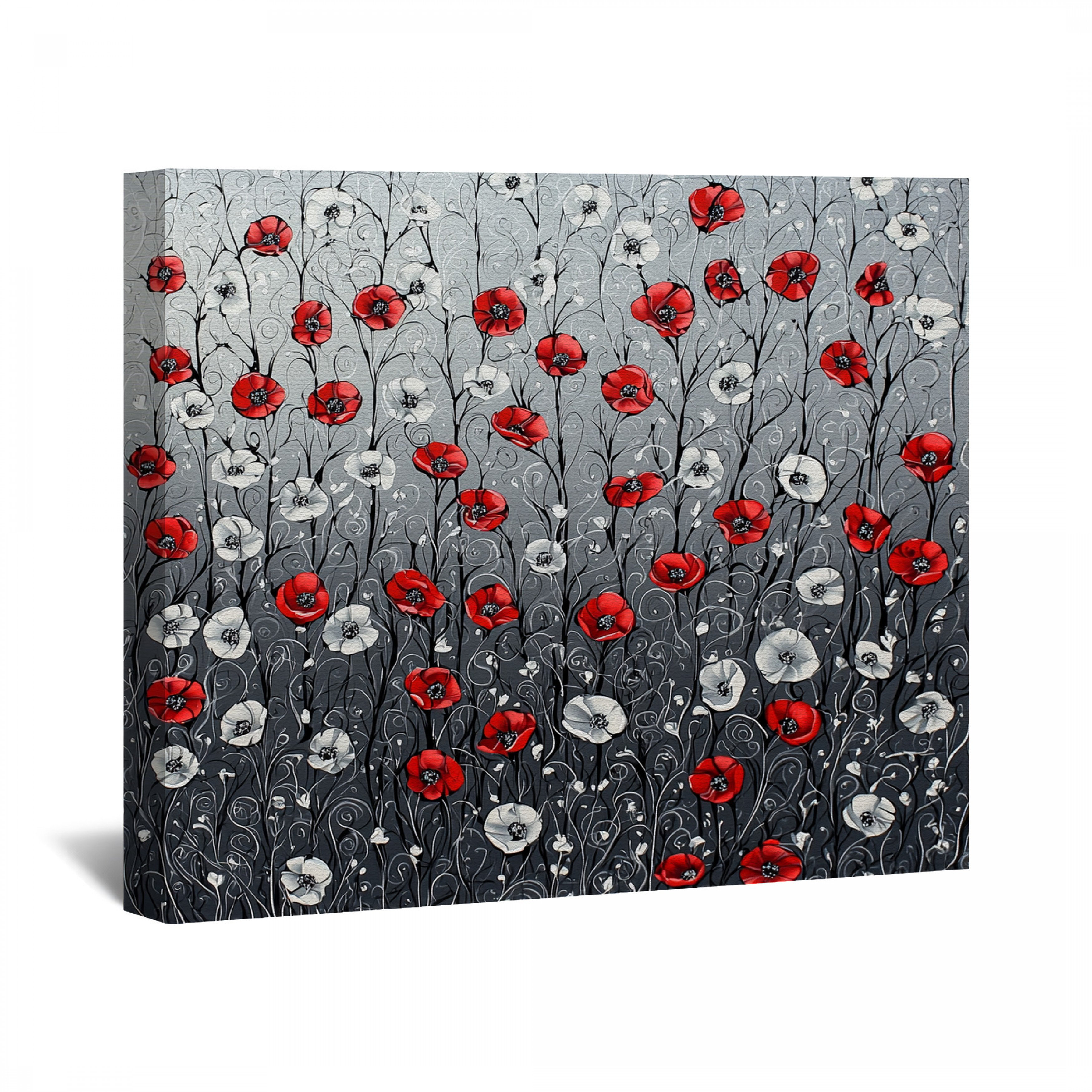 Ophelia & Co. Poppies Canvas Wrap - Floral Wall Decor | Wayfair