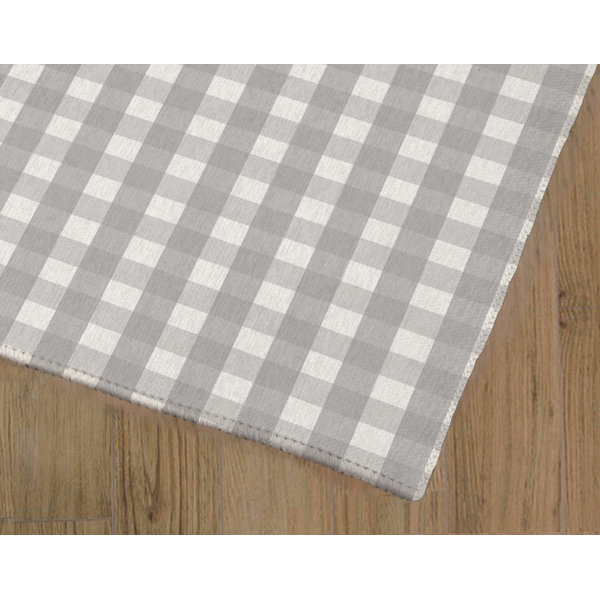 Gracie Oaks Edmonton Plaid Gray Rug | Wayfair