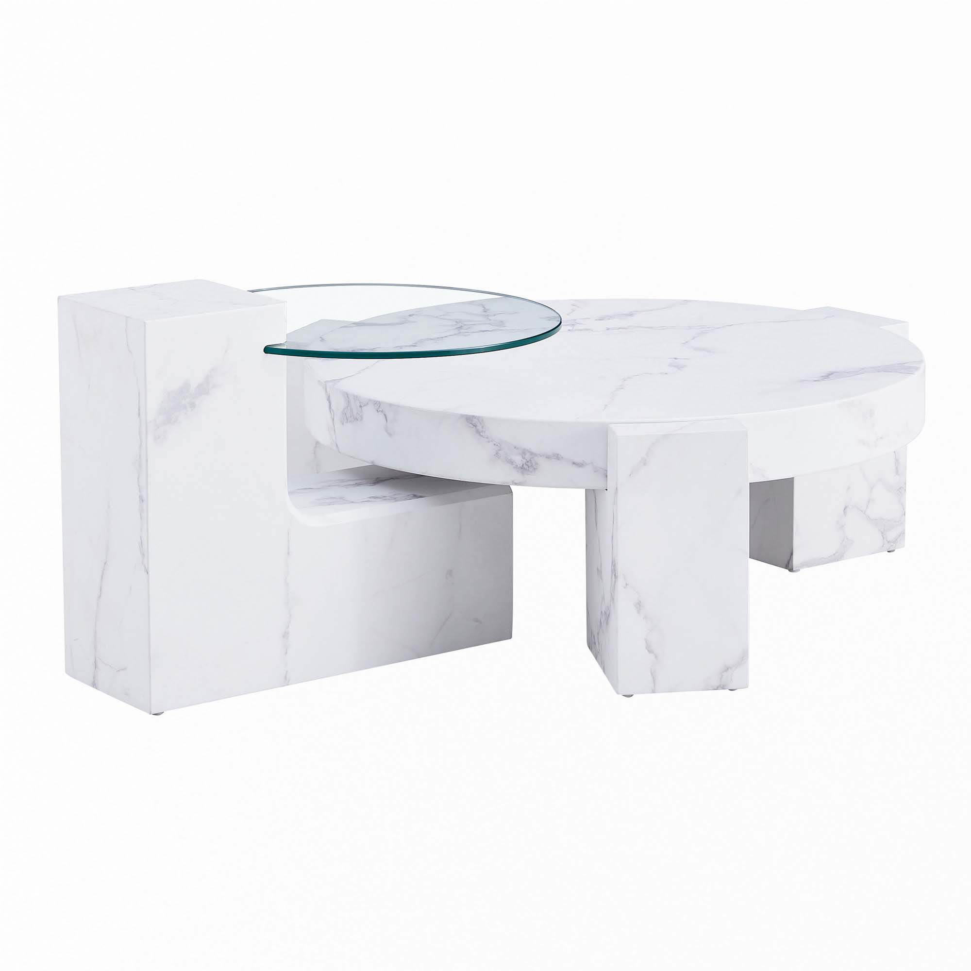 GRILLO HOME The Detachable Double-Decker Coffee Table | Wayfair