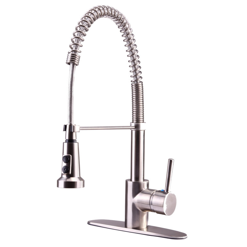 Ultra Faucets Euro Pull Down Kitchen Faucet | Wayfair