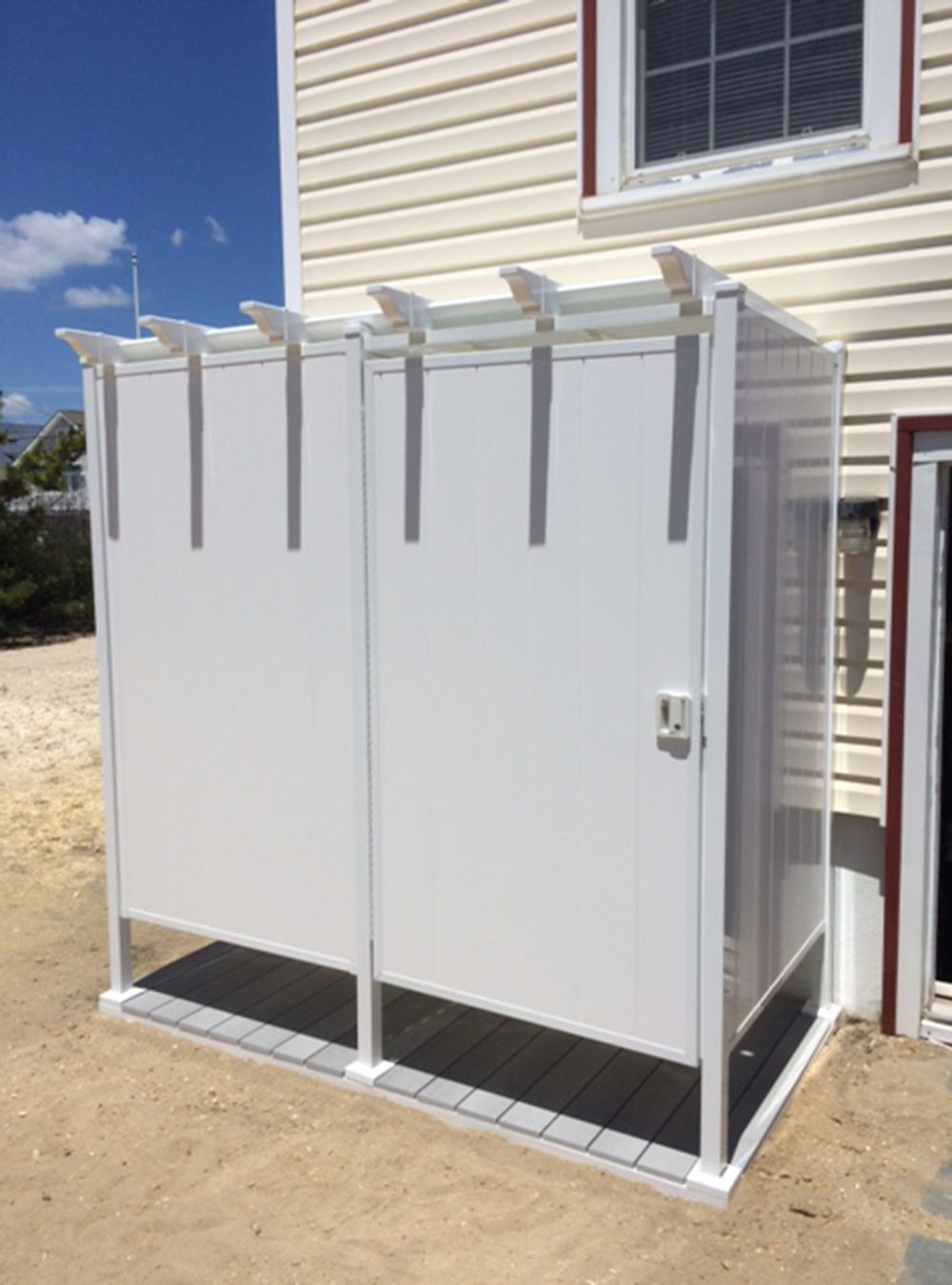 AvconEnclosures AVCON Enclosures 46" X 88" Three Sided Double Enclosure ...