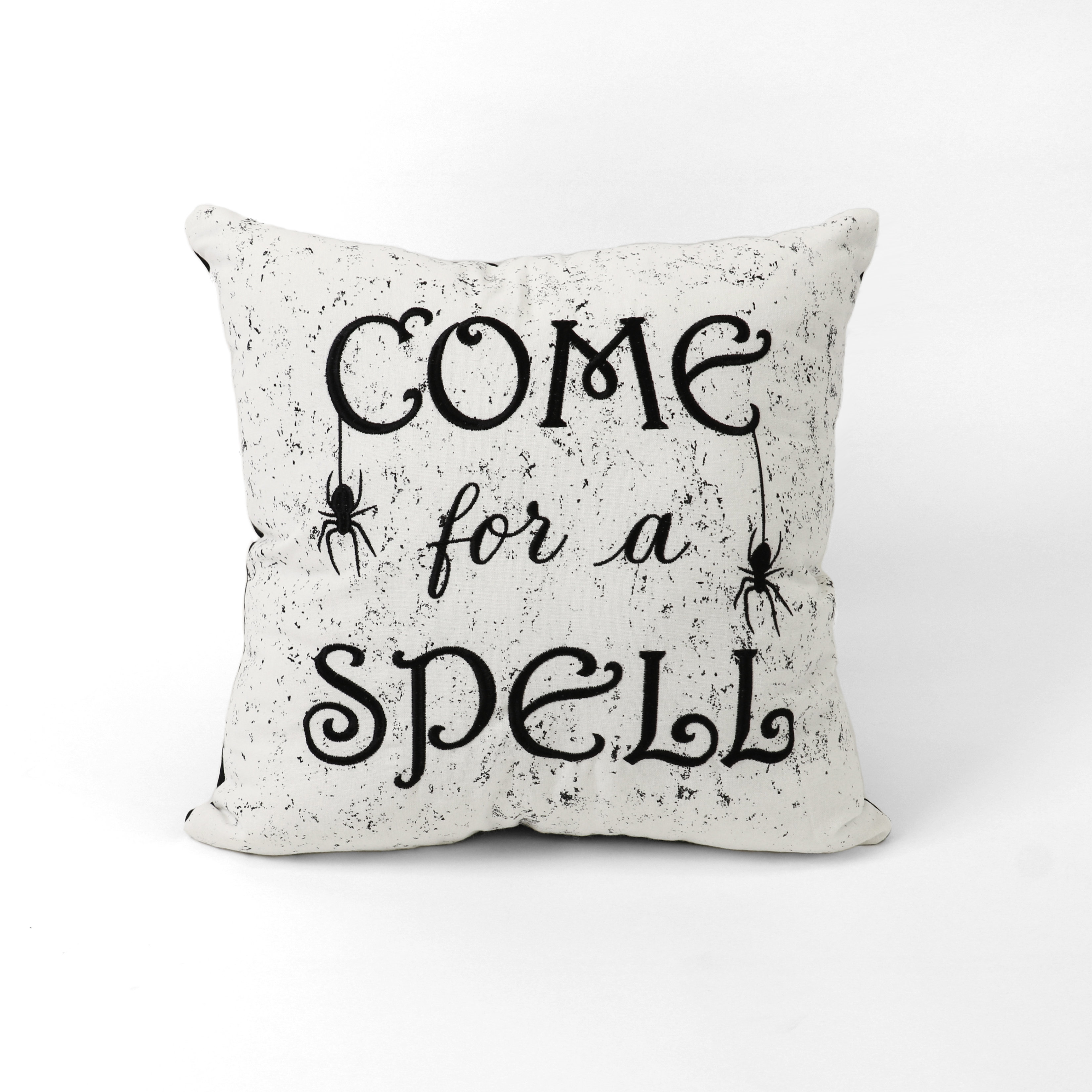 Lush Decor Come For A Spell Halloween Square Throw | Wayfair