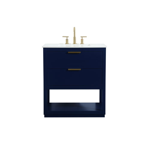 30 Inch Blue Bathroom Vanities You'll Love | Wayfair