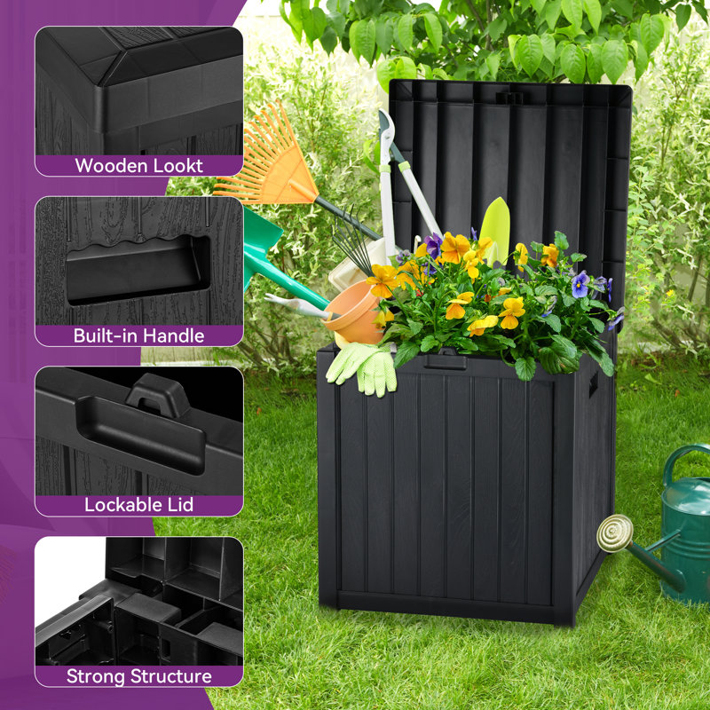 YITAHOME 50 Gallon Outdoor Storage Deck Box & Reviews | Wayfair