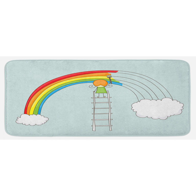 East Urban Home Cloud Kitchen Mat | Wayfair