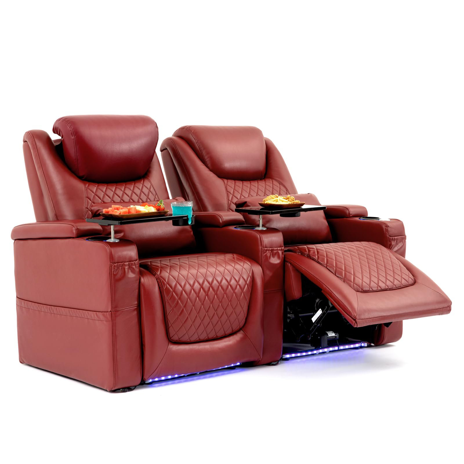 Wrought Studio™ Home Theater Seating Seats, Theater Recliner Chair Sofa ...