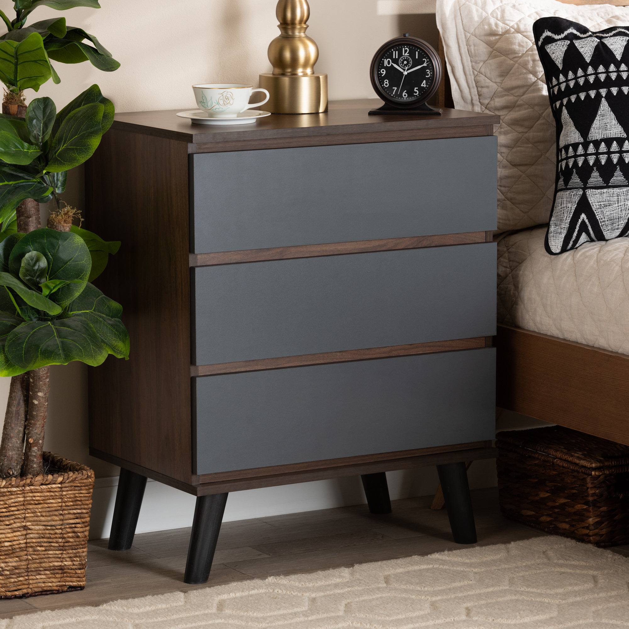 George Oliver Fleeton 3 Drawer 23.6" W Dresser & Reviews - Wayfair Canada