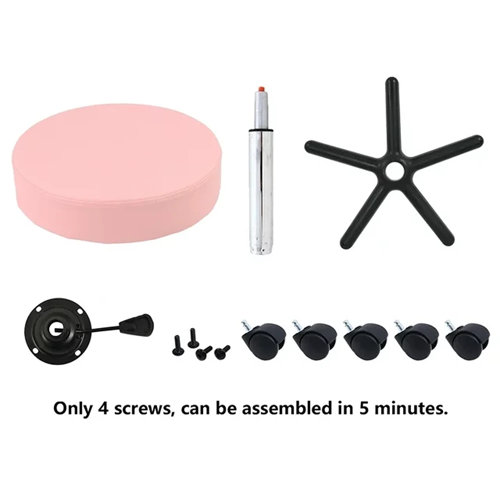 Inbox Zero Adjustable Height Ergonomic Stool with Wheels & Reviews ...