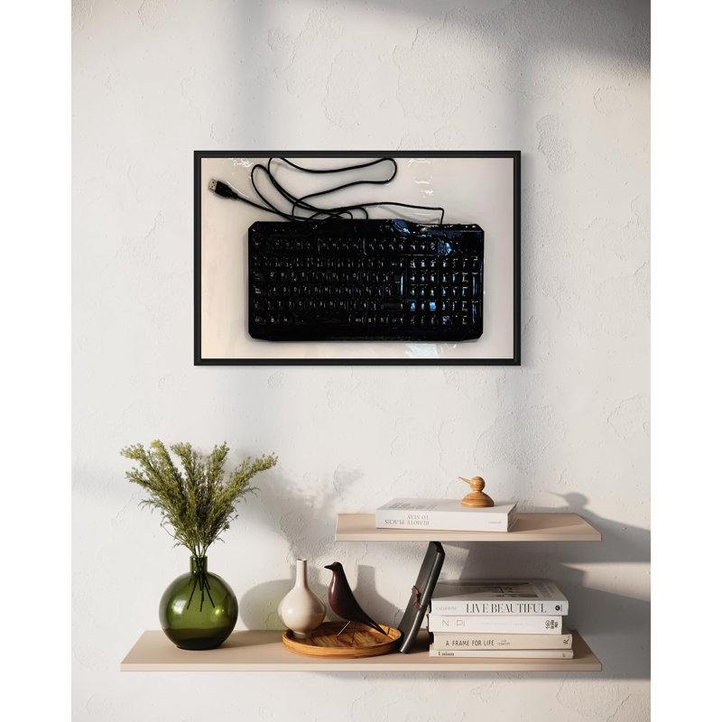 Latitude Run® Resin Keyboard Wall Art | Wayfair