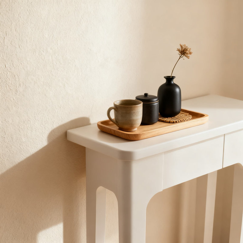 Red Barrel Studio® Mid Century Modern Console Table With Drawers ...