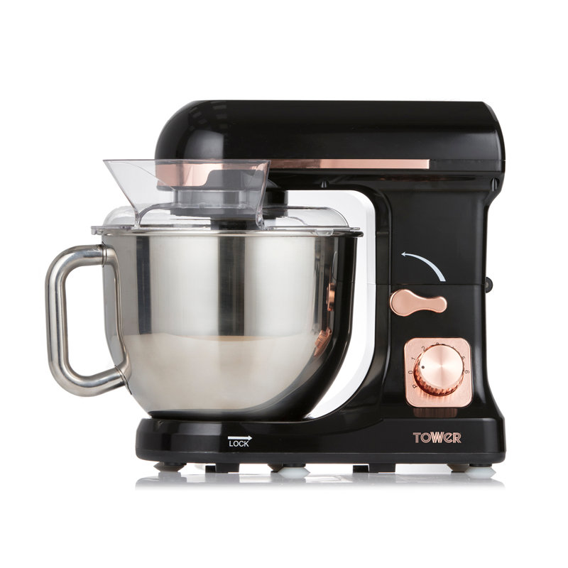 Tower 3-in-1 Stand Mixer with 6 Speeds and Pulse Setting, 1000W ...