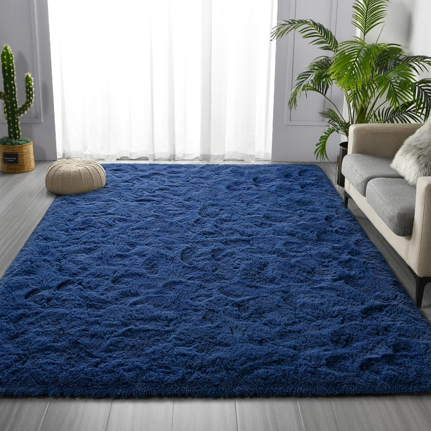 BIZMUD Large Shag Area Rugs | Wayfair