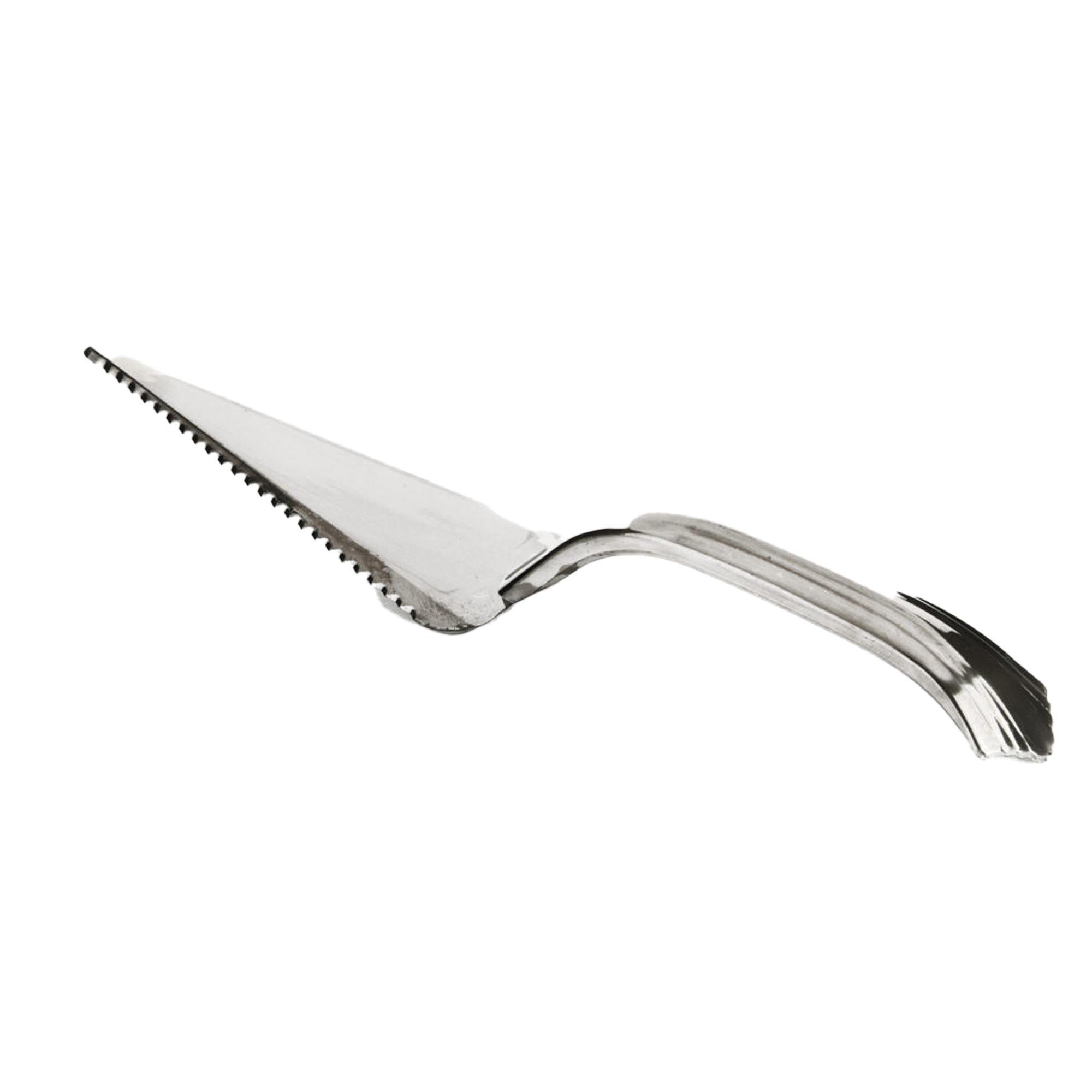 Ecoquality Silver Disposable Plastic Cake Cutters 12 Pieces - Wayfair ...