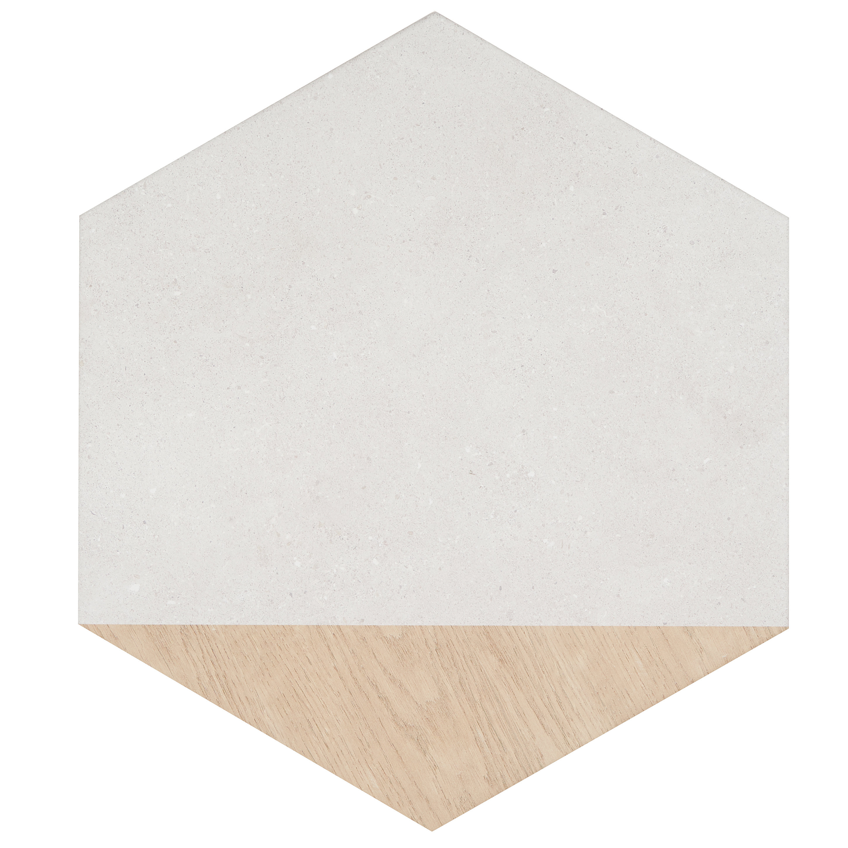 Bond Tile Arbor Hex 13" x 14.5" Porcelain Wood Look Wall & Floor Tile ...