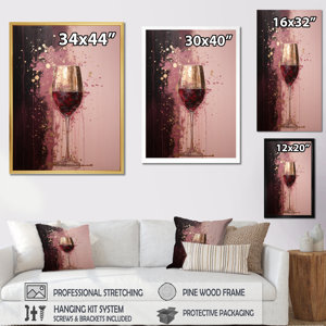 Mercer41 Magic Millesime Red Wine Glass - Wine & Champagne Canvas ...