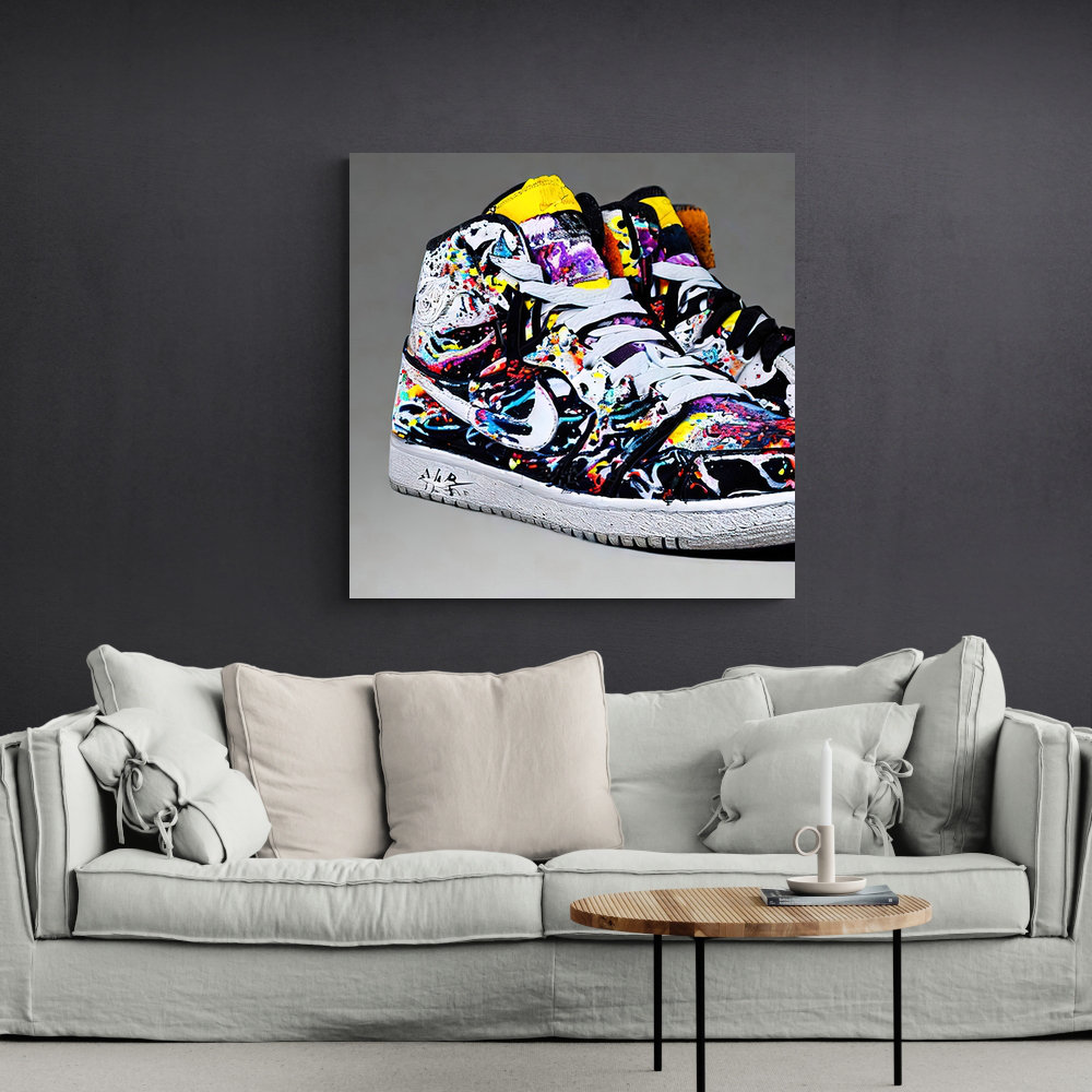 ATX Art Group LLC Air Jordan 3 by Stephen Chambers - Wrapped Canvas ...