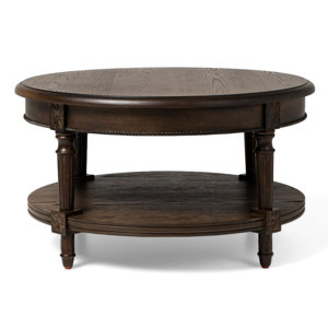 Maven Lane Pullman Round Wooden Coffee Table & Reviews | Wayfair