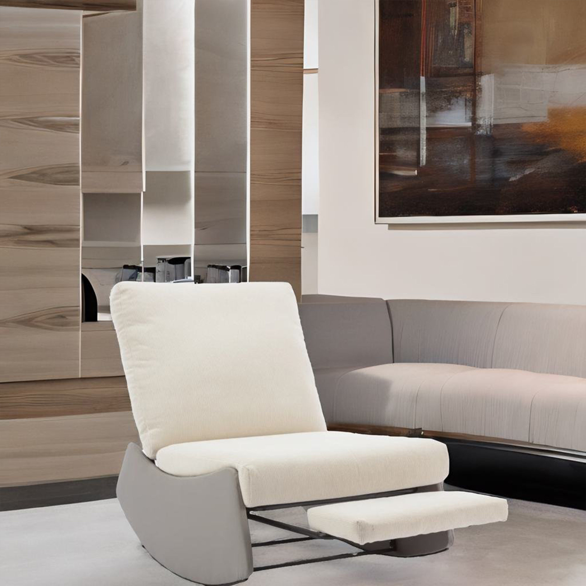Isabelle & Max™ Chaise berçante en métal Alket - Wayfair Canada
