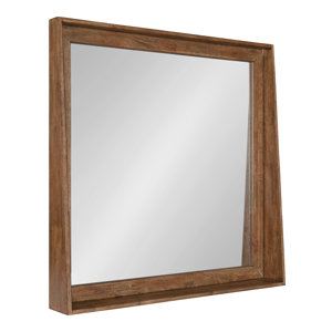 Millwood Pines Cytheria Flat Wall Mirror with Shelves & Reviews | Wayfair
