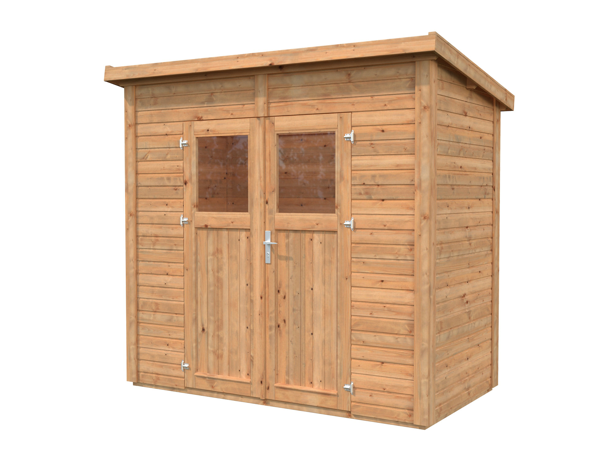 Leisure Season 8 ft. W x 4 ft. D Solid Wood Lean-to Storage Shed ...