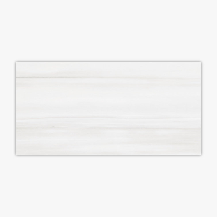 Direct Stone Source Dolomite White Polished 12x24 Porcelain Tile ...