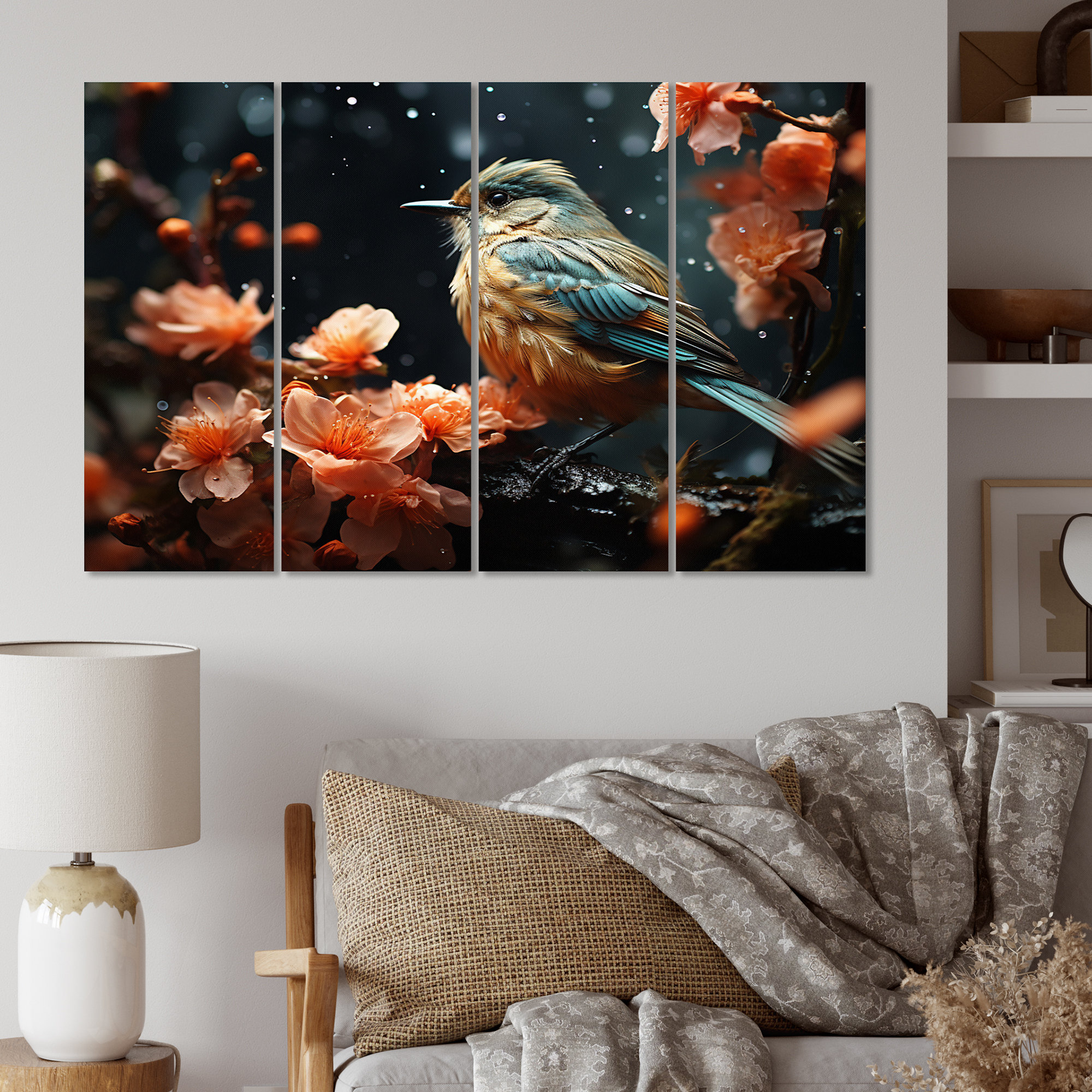 Red Barrel Studio Bluebird Serenade Nature Photography - Animals Bird ...