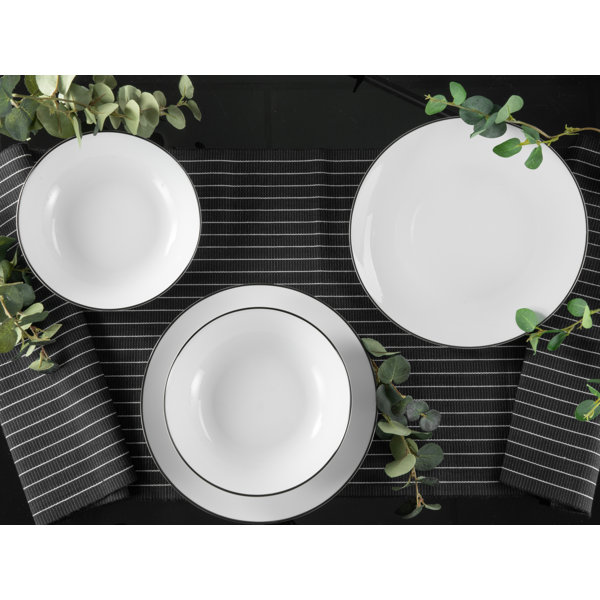 Creatable Porcelain China Dinnerware - Set of 12 | Wayfair.co.uk