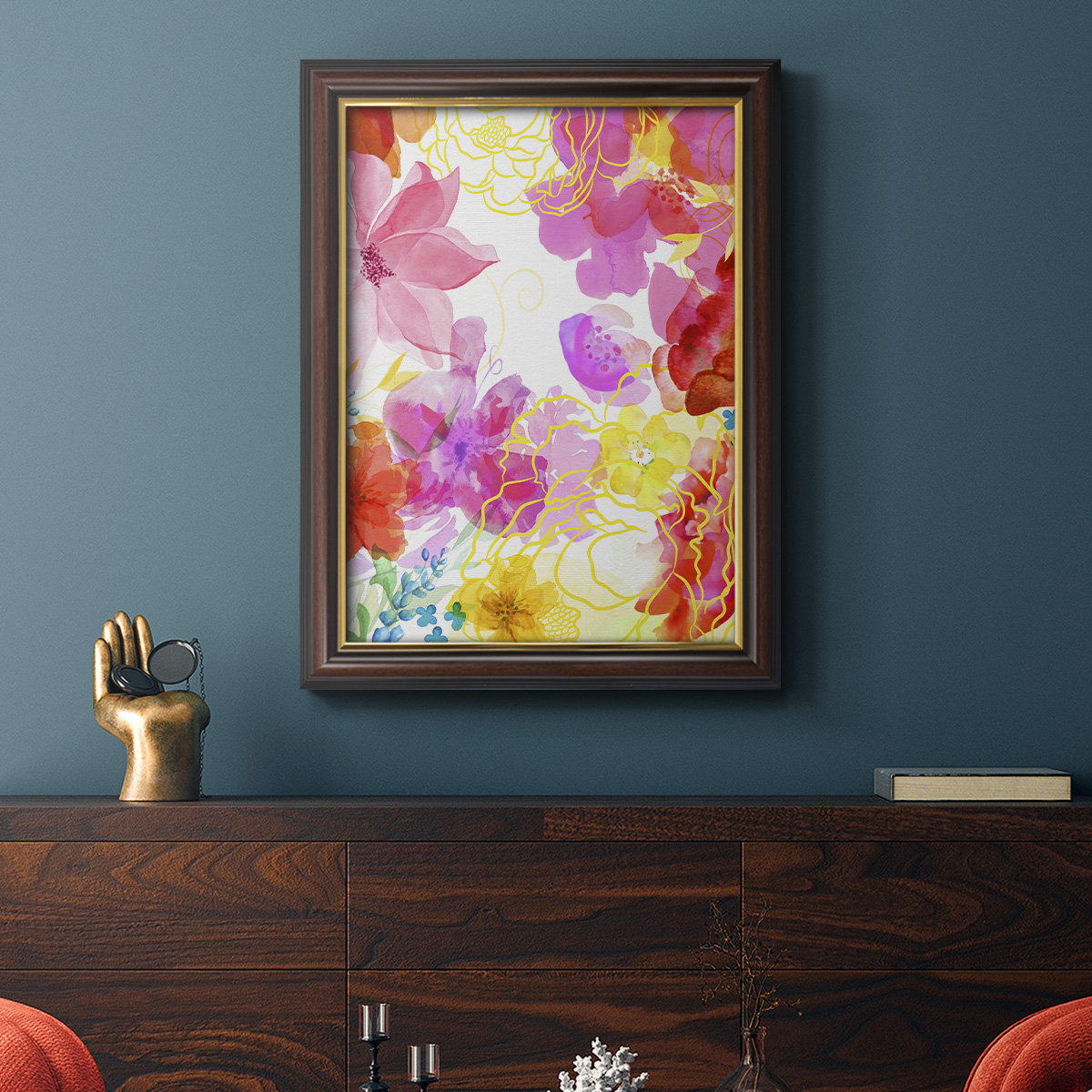 Red Barrel Studio Blossoms In The Sun V Premium Framed Canvas- Ready To ...
