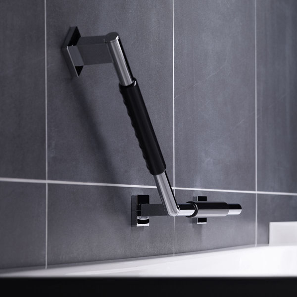 WS Bath Collections System Right Corner Grip Grab Bar | Wayfair