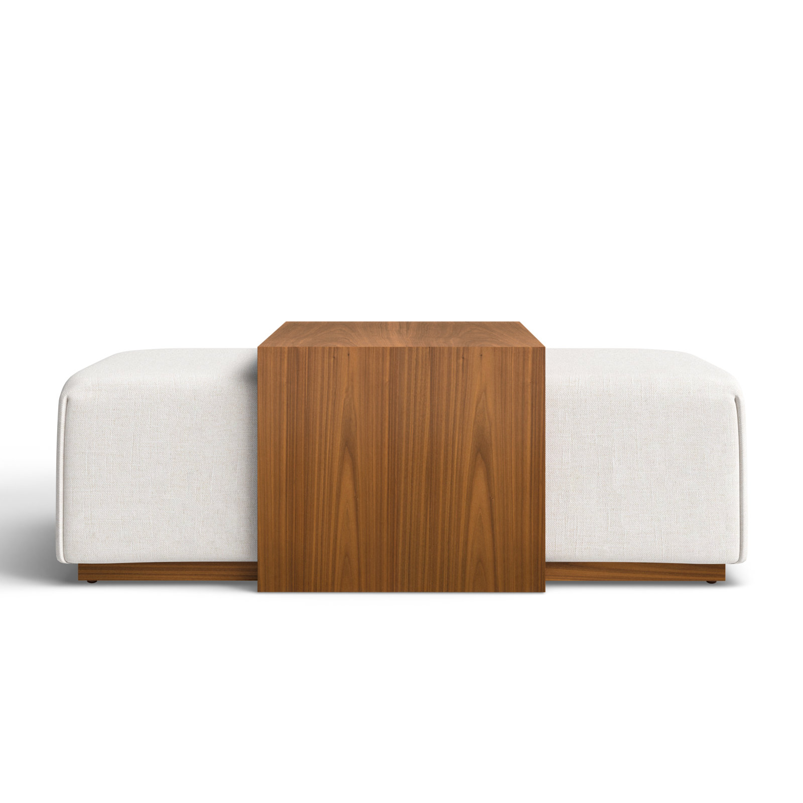 AllModern Indi Fabric Ottoman with Sliding Coffee Table & Reviews | Wayfair