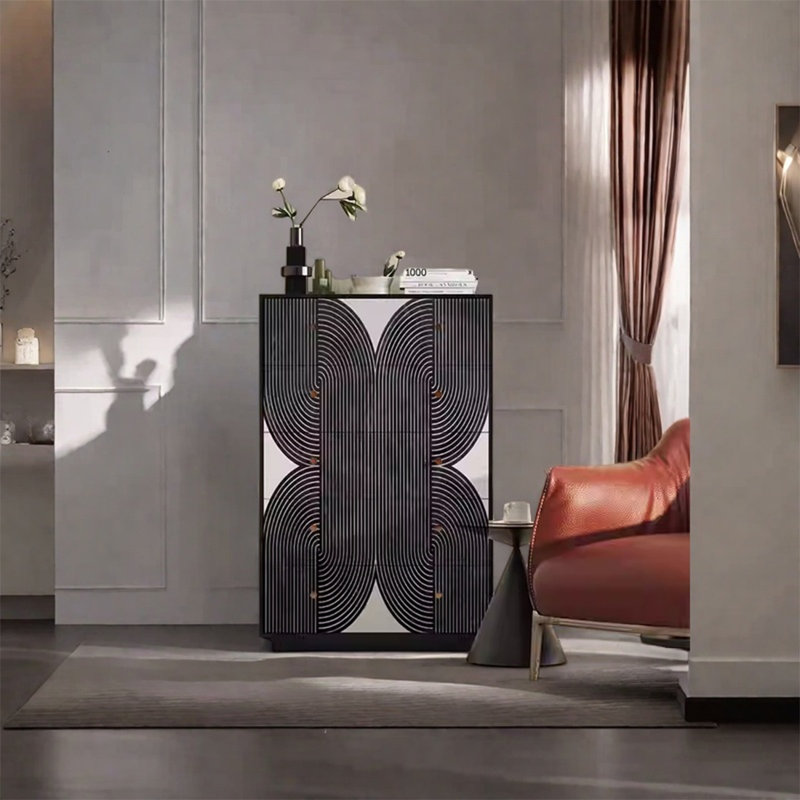 interanest Wood Decorative Cabinet with Multiple Drawers | Wayfair