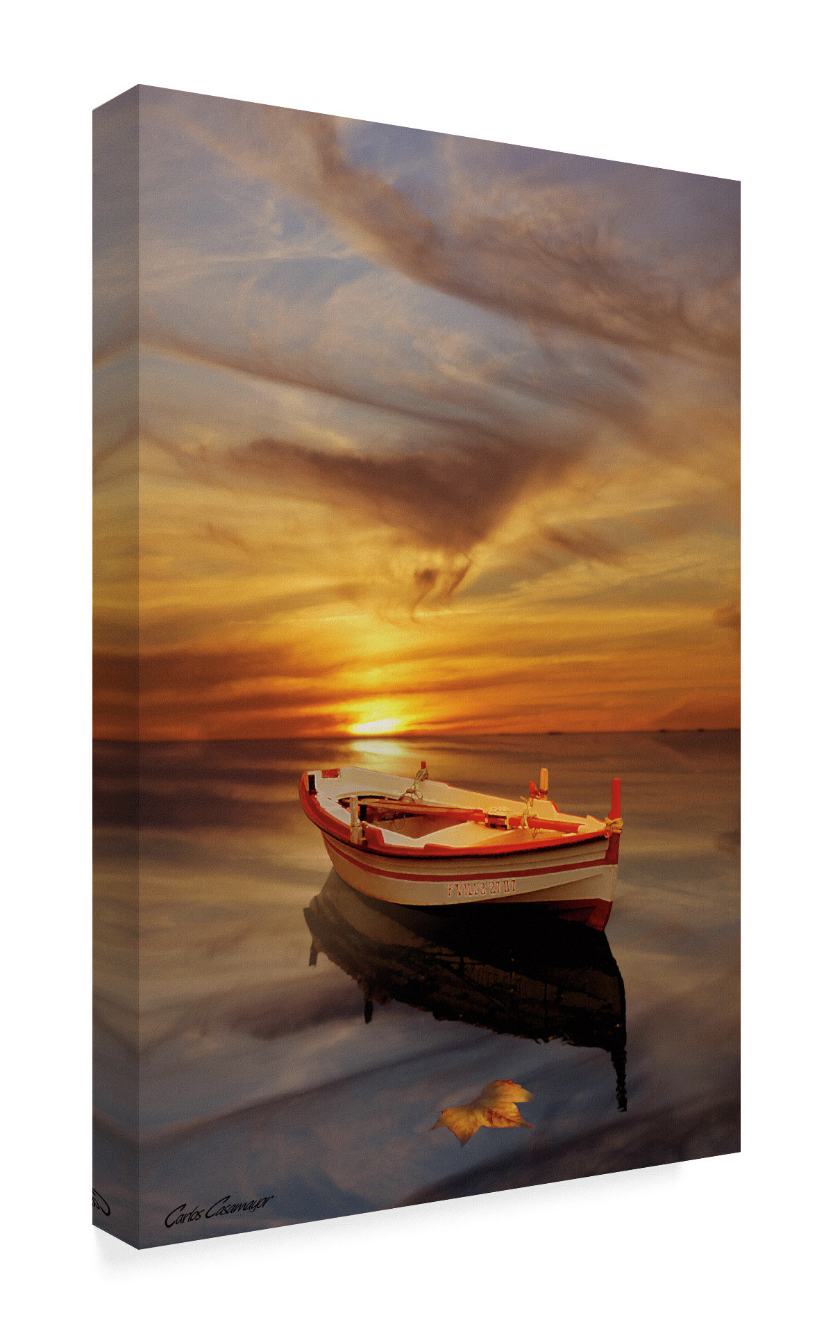 Highland Dunes 'Strange Stillness' Acrylic Painting Print on Wrapped ...