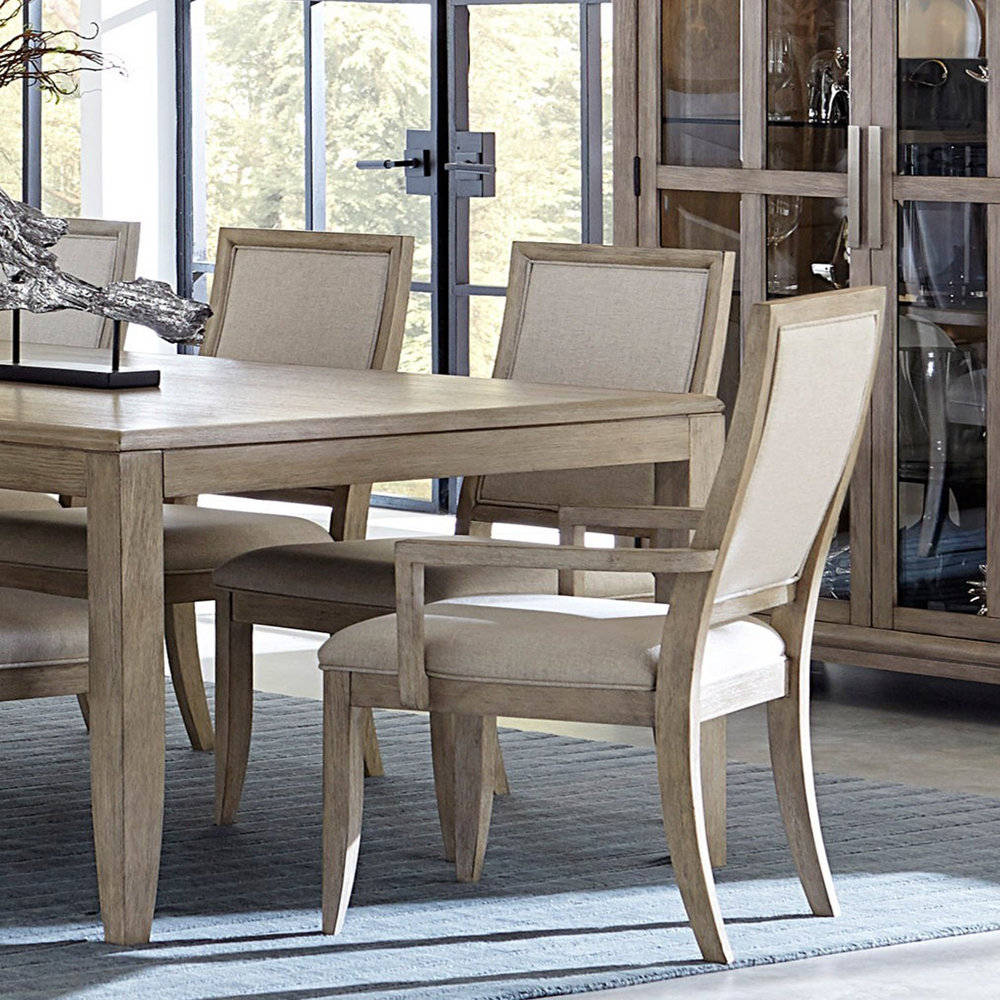 Red Barrel Studio® Modern Contemporary Dining Set 9pc Extendable Table ...