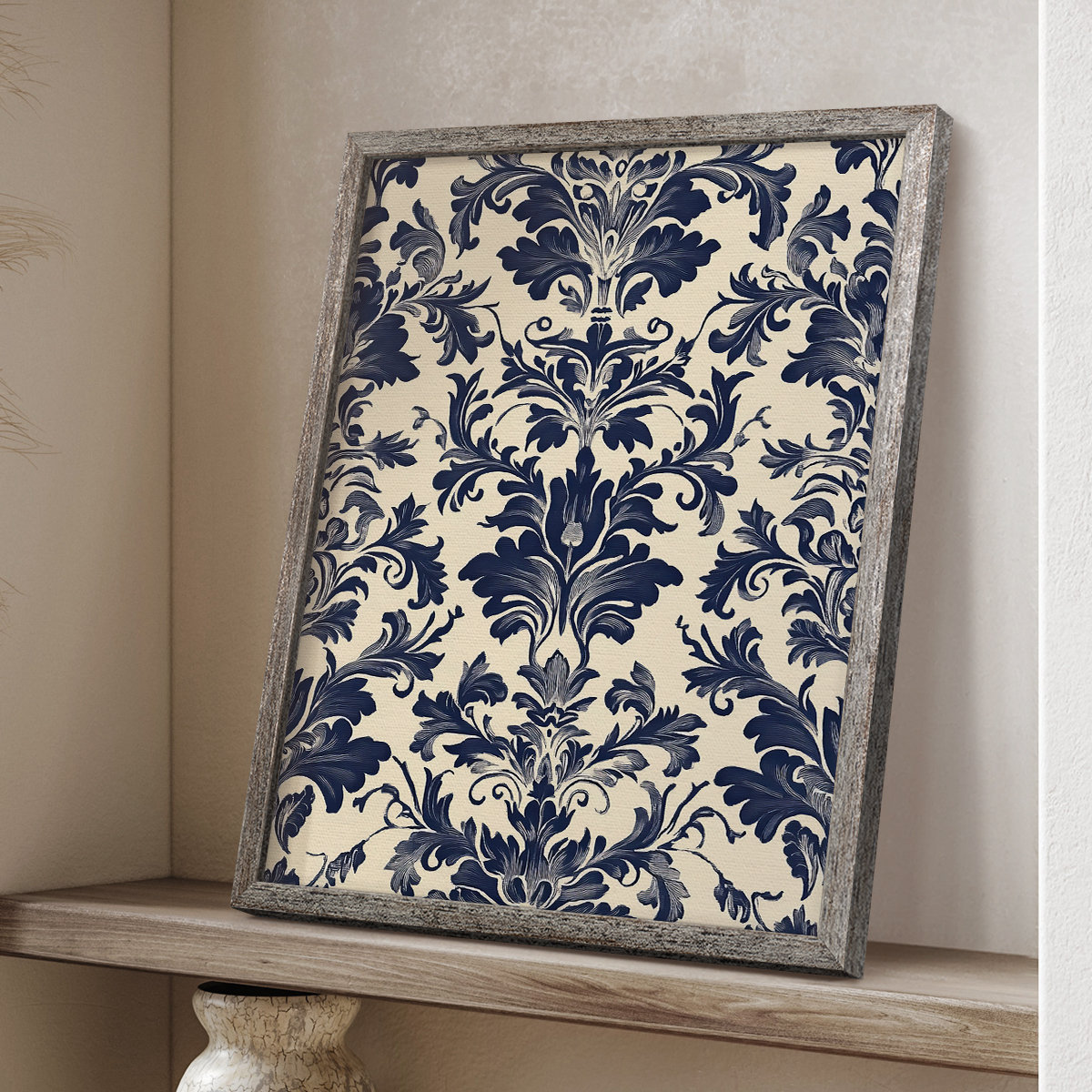 Astoria Grand WM MORRIS Series DCCXXXIII Framed Print - Solid Wood ...